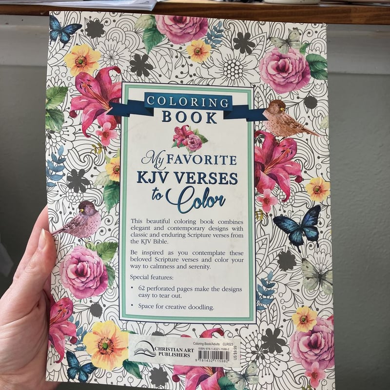 Coloring Book My Favorite KJV Verses by Christian Art Publishers