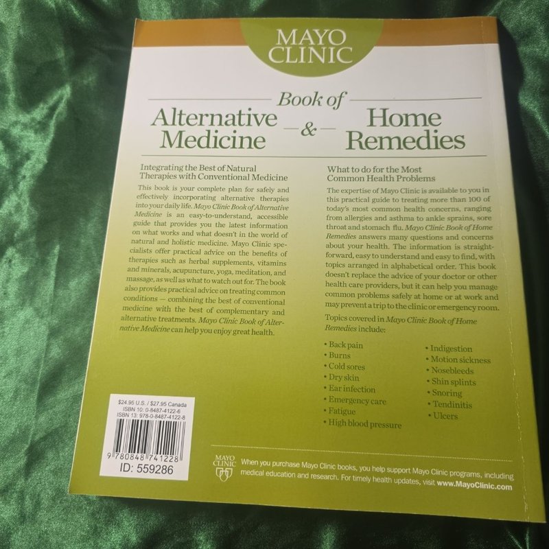 Mayo Clinic Book of Alternative Medicine and Home Remedies by Mayo ...
