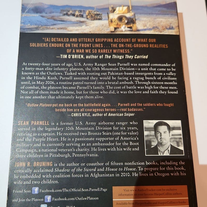 Outlaw Platoon by Sean Parnell, Paperback | Pangobooks