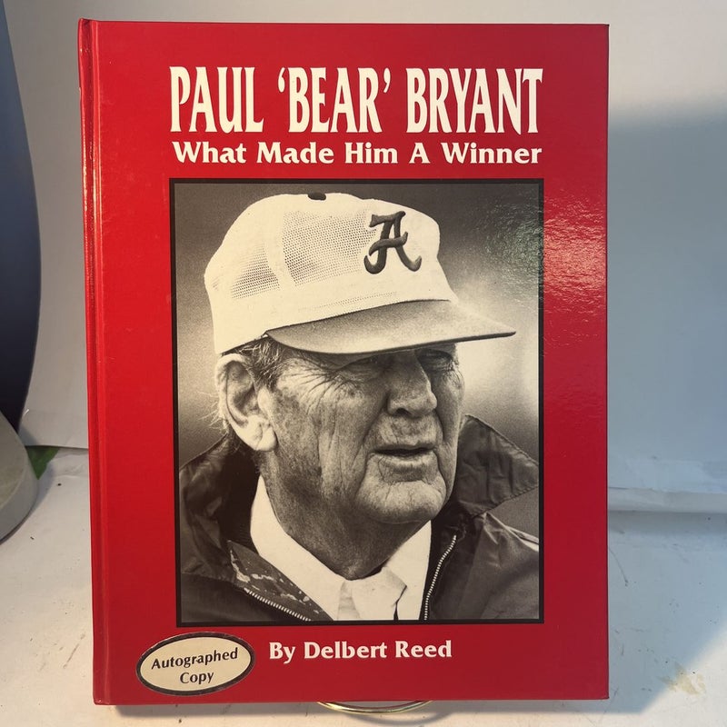 Paul Bear Bryant by V. Delbert Reed, Hardcover | Pangobooks