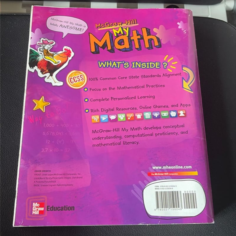 McGraw-Hill My Math, Grade 5, Student Edition, Volume 1 by McGraw-Hill ...