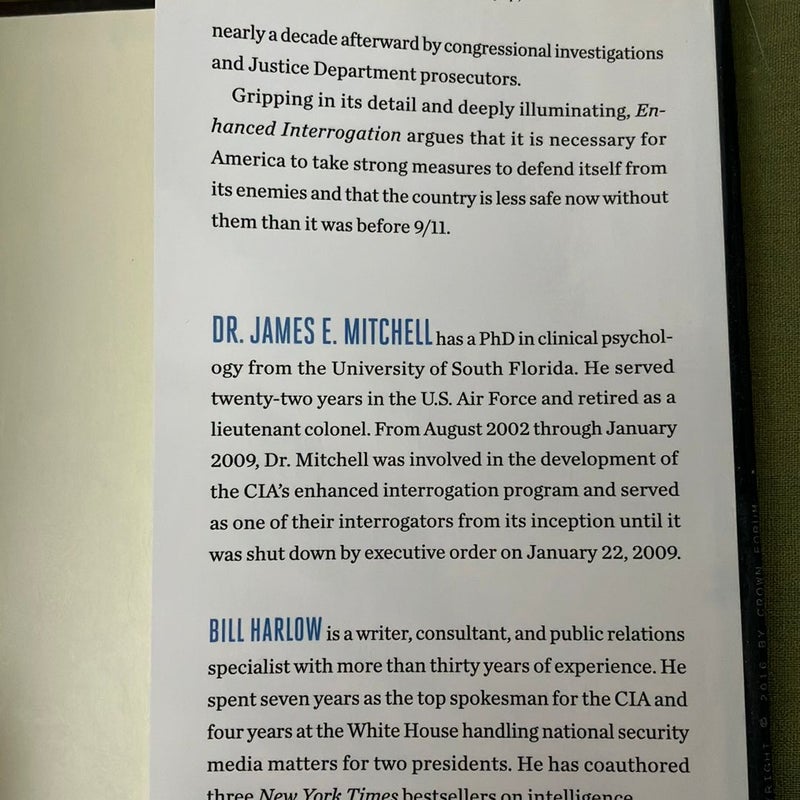 Enhanced Interrogation by James E. Mitchell, Hardcover | Pangobooks