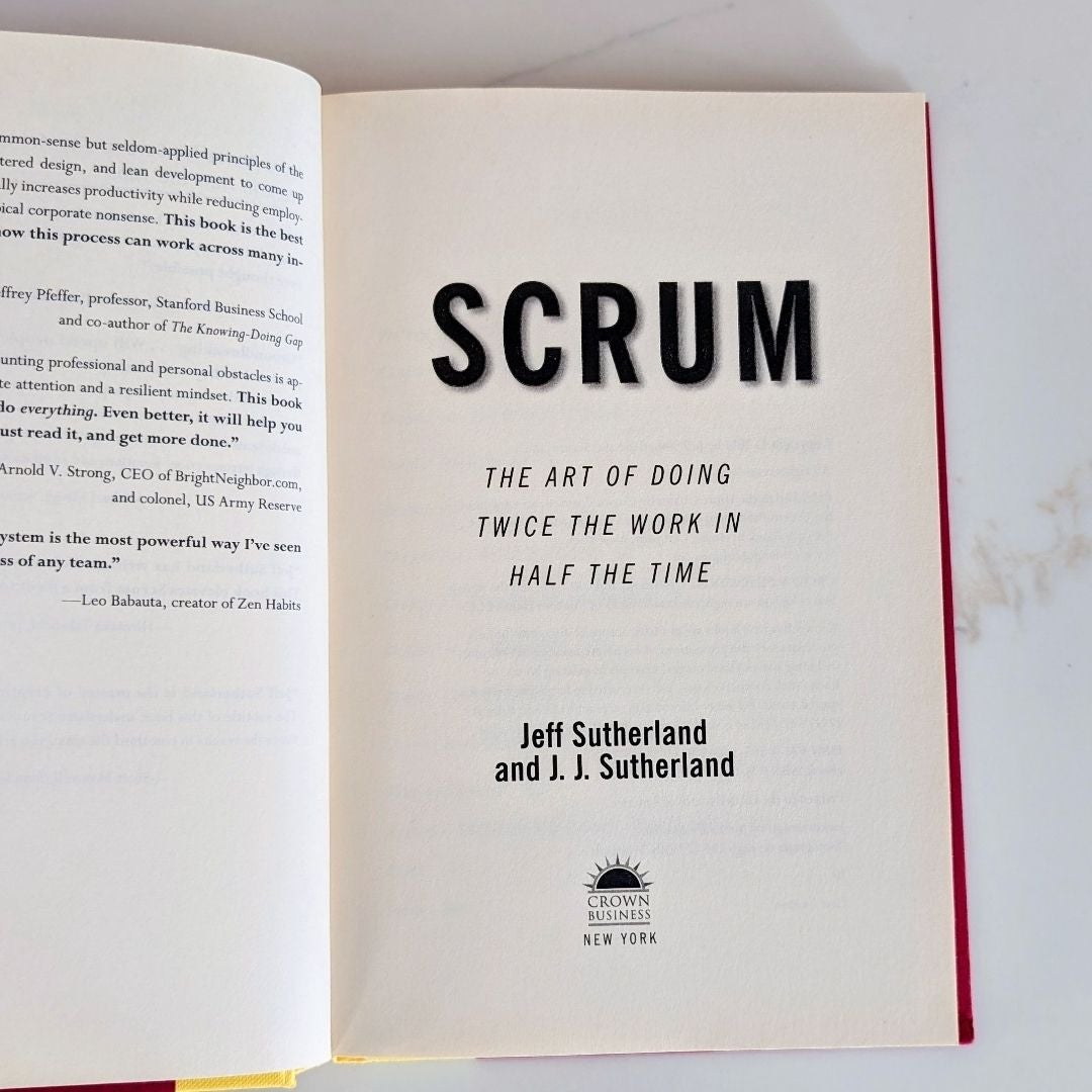 Scrum by Jeff Sutherland, J. J. Sutherland