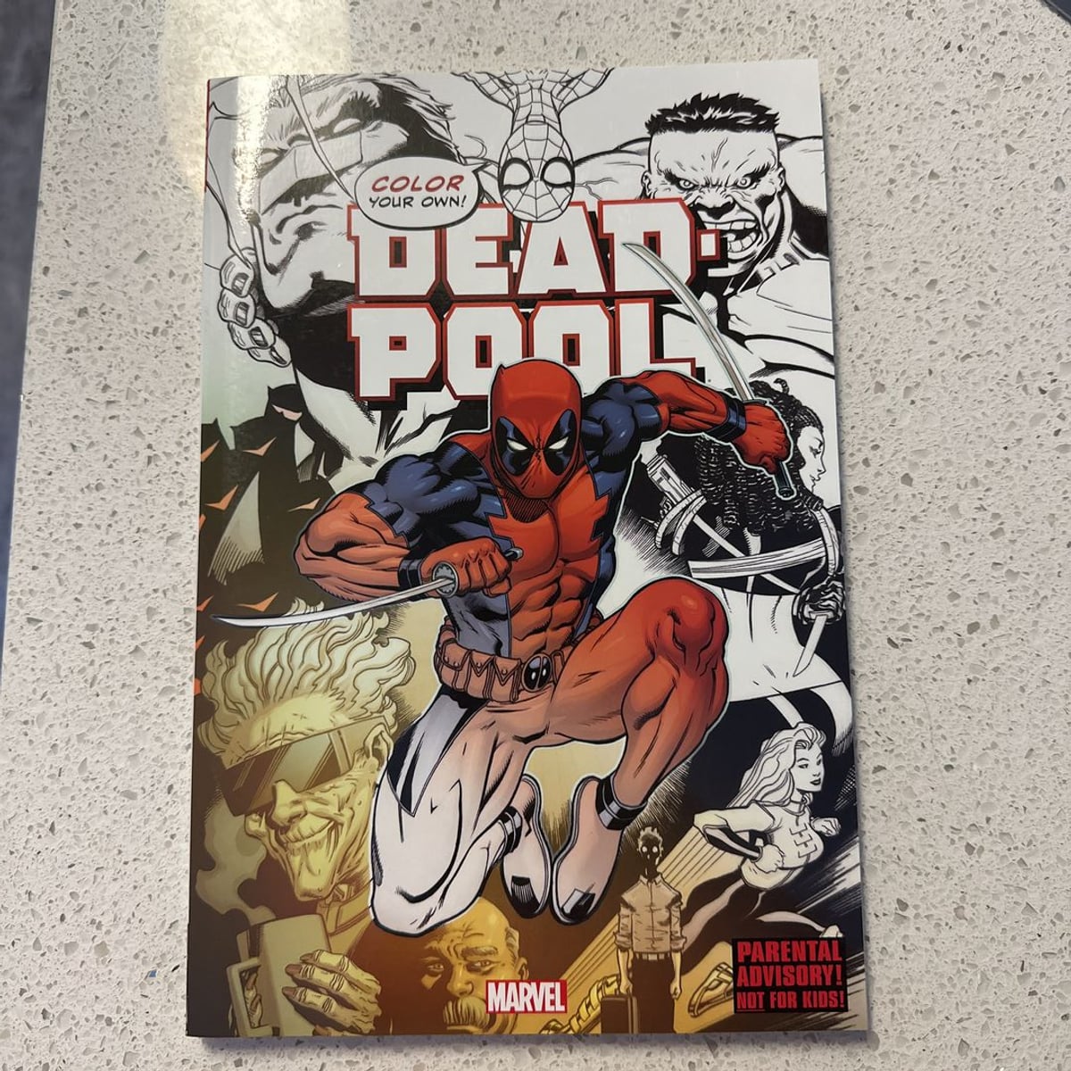 Color Your Own Deadpool by Ed McGuinness
