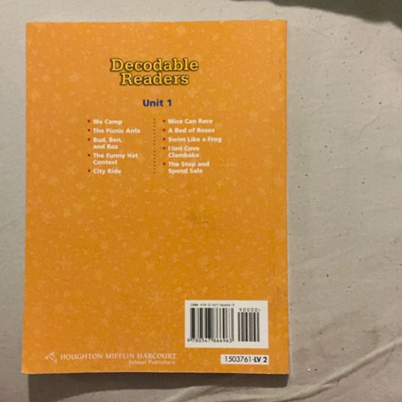 Decodable Reader Unit 1 Grade 2 by Hmh Hmh