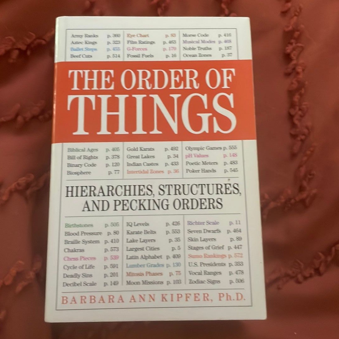 The World of Order and Organization by Barbara Ann Kipfer, Paperback ...