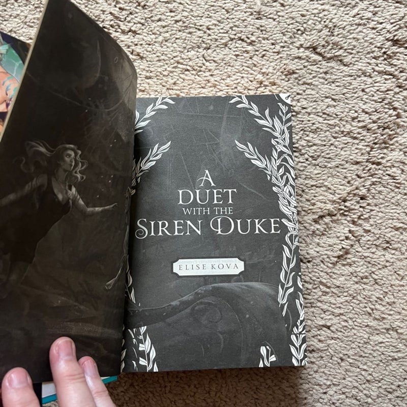 SIGNED Fae Crate Exclusive - Duet with the Siren Duke by Elise Kova by ...