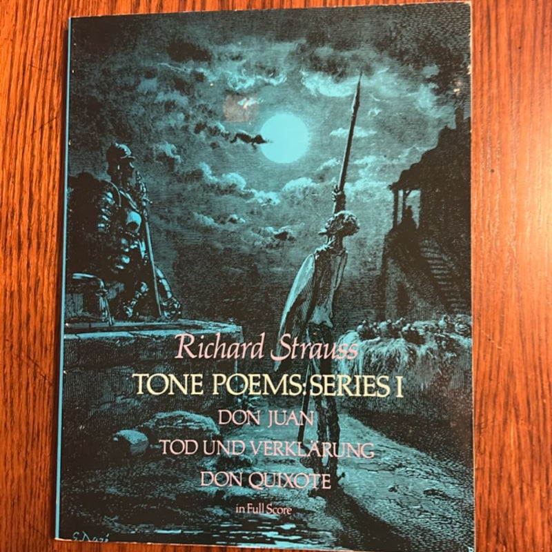 Tone Poems in Full Score by Richard Strauss