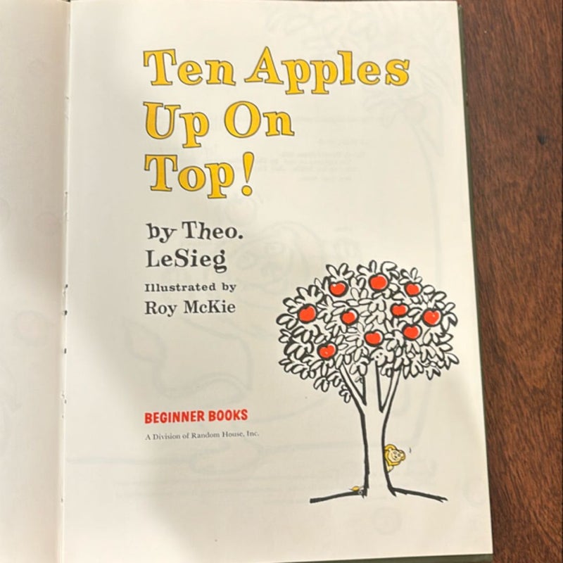 Ten Apples Up on Top by Theo. LeSieg, Hardcover | Pangobooks