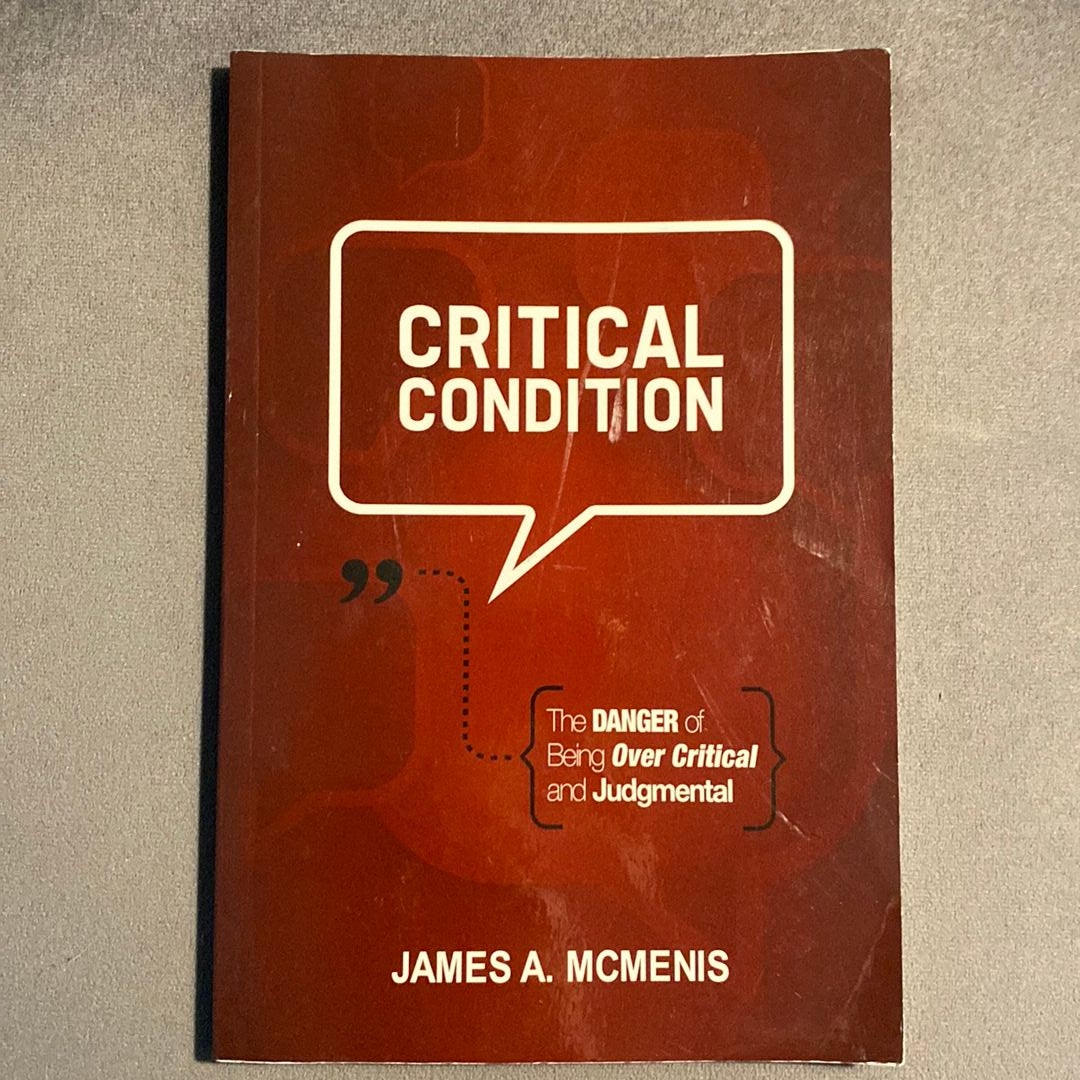Critical Condition by James A. McMenis, Paperback | Pangobooks