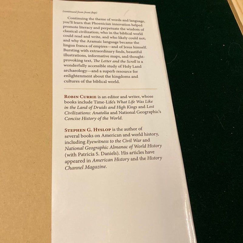 The Letter and the Scroll by Stephen G. Hyslop, Robin Currie