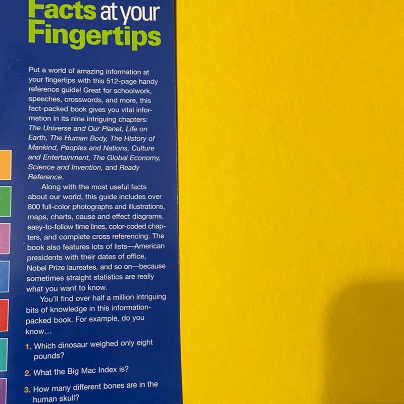 Facts at Your Fingertips by Reader's Digest Editors