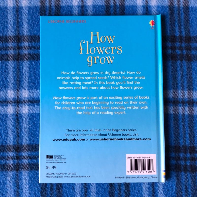 How Flowers Grow by Emma Helbrough, Hardcover | Pangobooks
