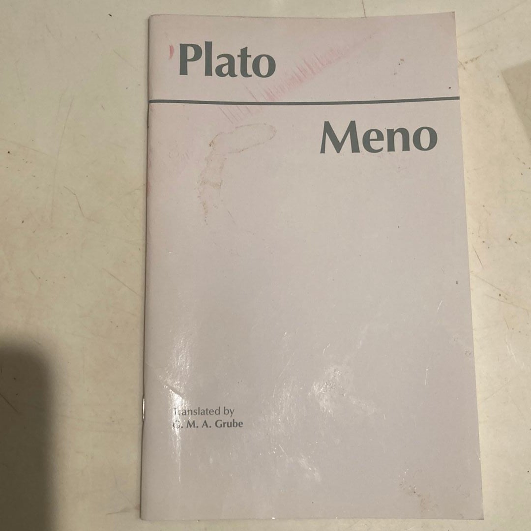 Meno by Plato