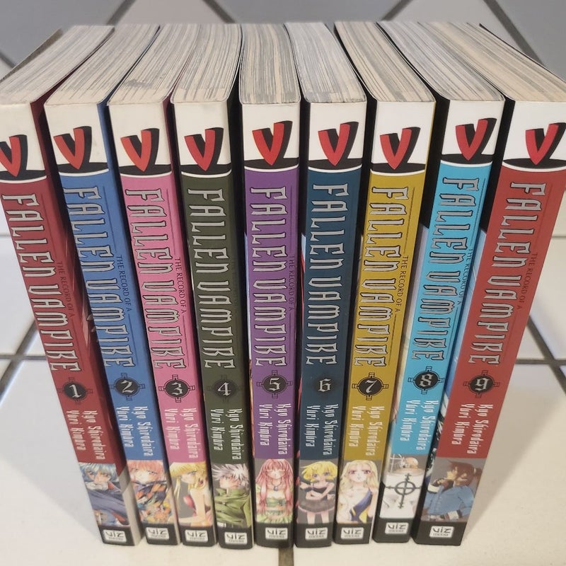 The Record of a Fallen Vampire - Complete 9 Volumes by Kyo Shirodaira ...