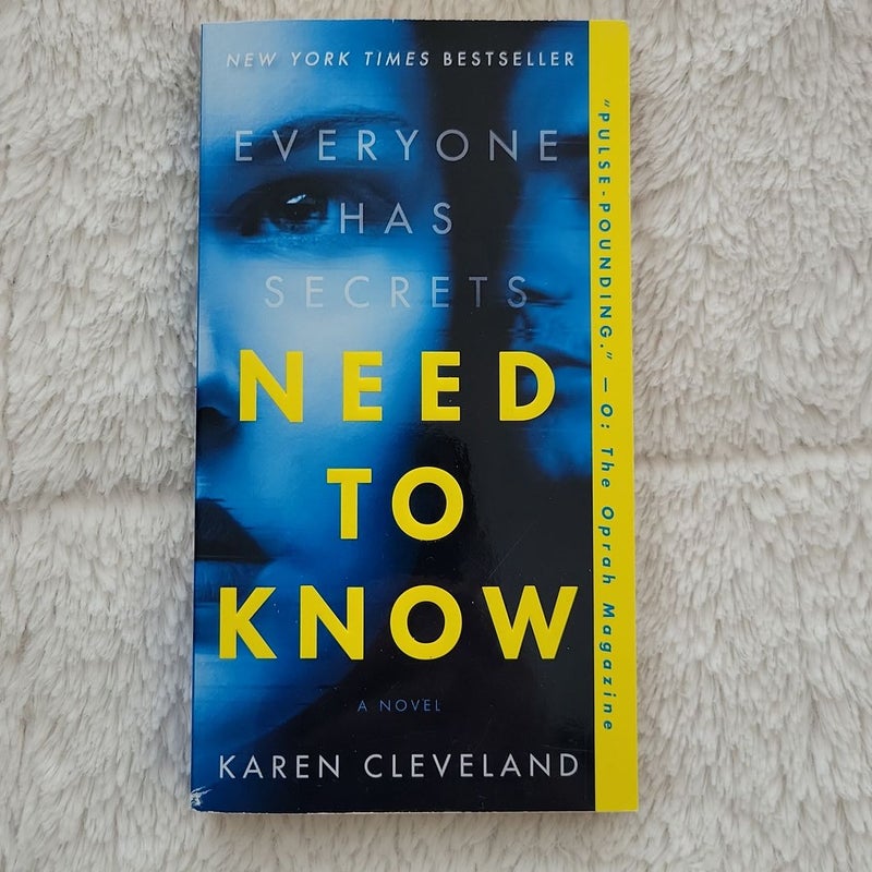 Need to Know by Karen Cleveland