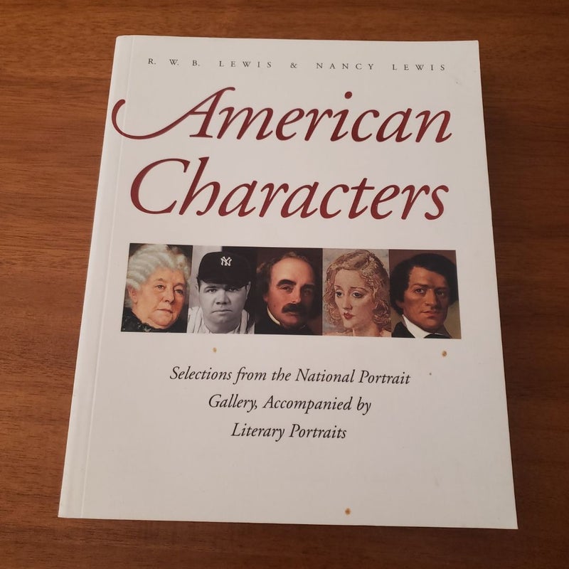 American Characters by R. W. B. Lewis