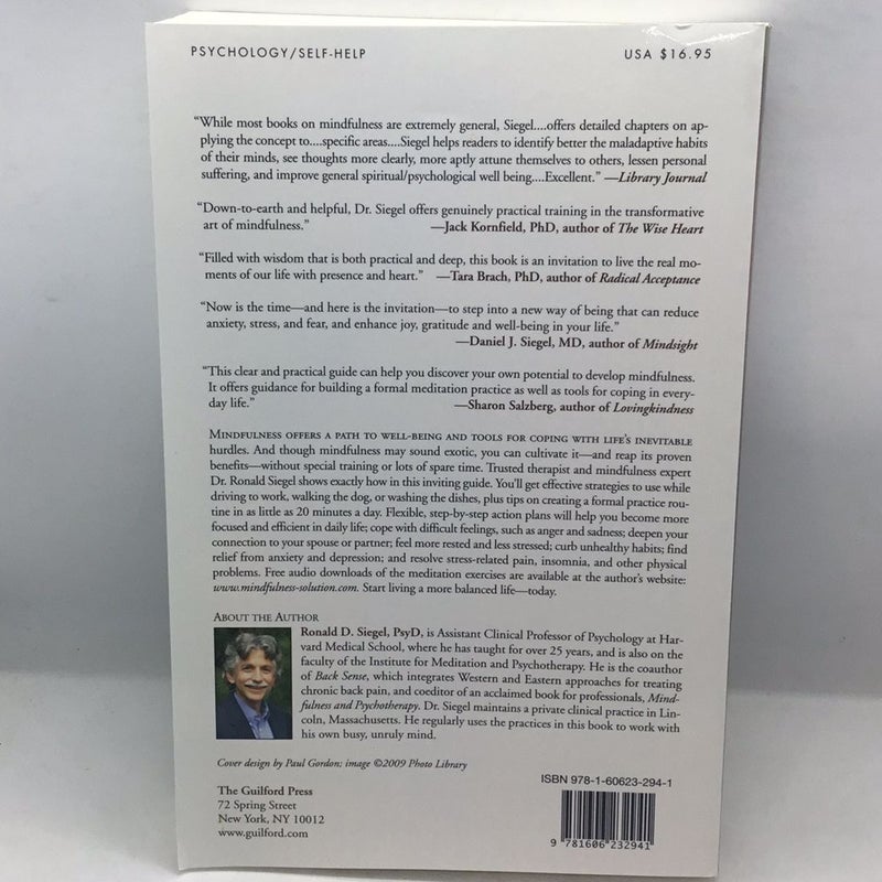 The Mindfulness Solution by Ronald D. Siegel