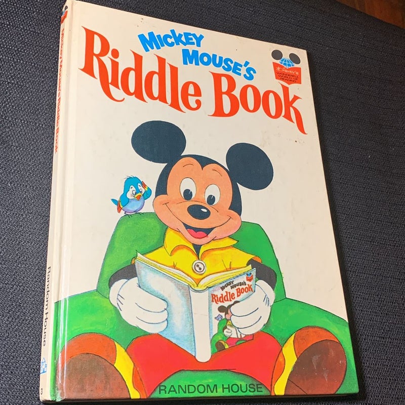 Mickey Mouse Riddle Book by Disney Book Club Staff, Hardcover | Pangobooks
