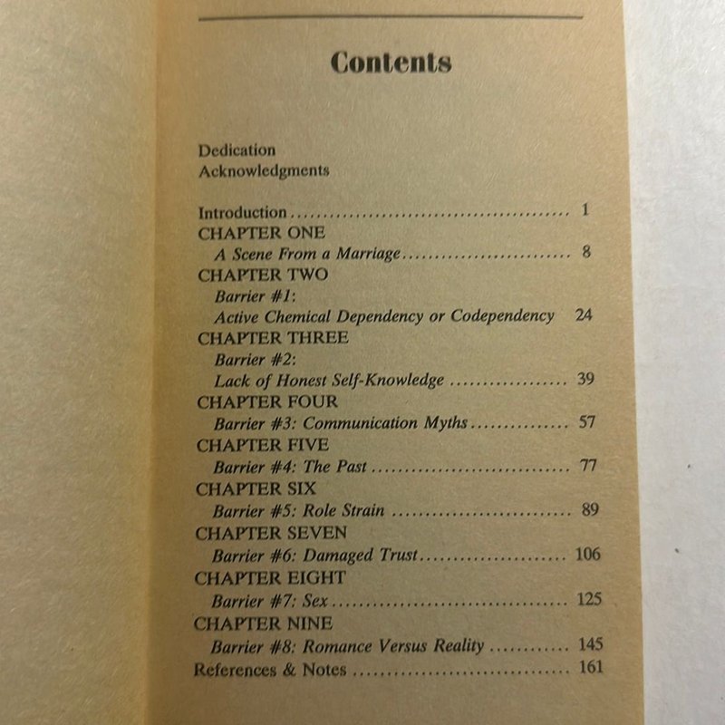 Barriers to Intimacy by , Paperback | Pangobooks