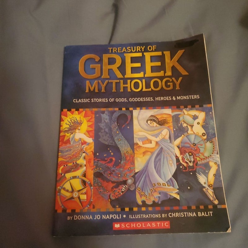 Treasury of Greek Mythology by Donna Jo Napoli illustrated by Christina ...