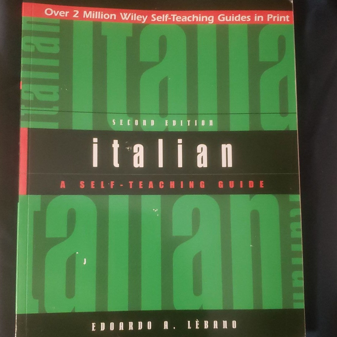 3 Book Bundle: "Italian: A Self-teaching Guide," "Easy Italian Phrase ...