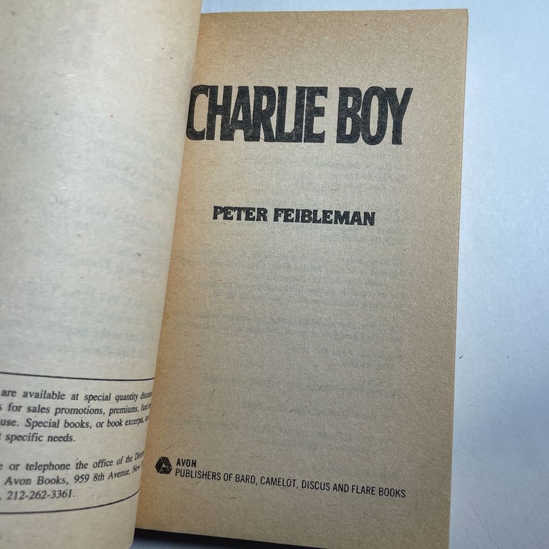 Charlie Boy by Peter Feibleman , Paperback | Pangobooks