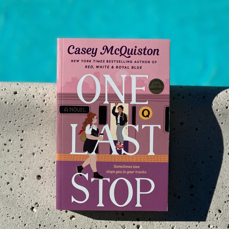 SIGNED by hand ONE LAST STOP by Casey McQuiston , Paperback | Pangobooks
