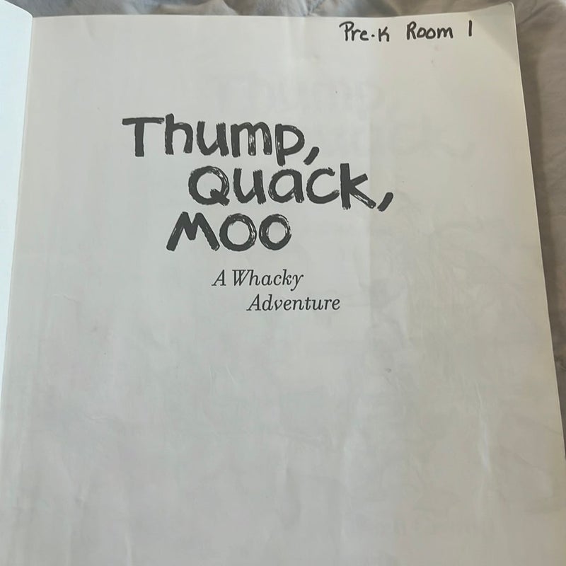 Thump, Quack, Moo by Doreen Cronin; Betsy Lewin, Paperback | Pangobooks