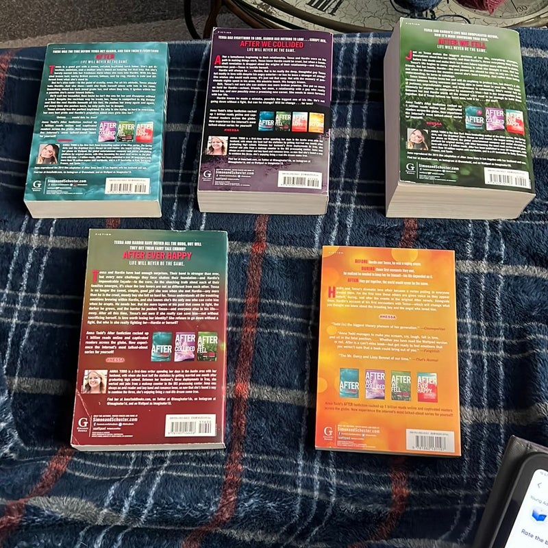 The after Collection by Anna Todd