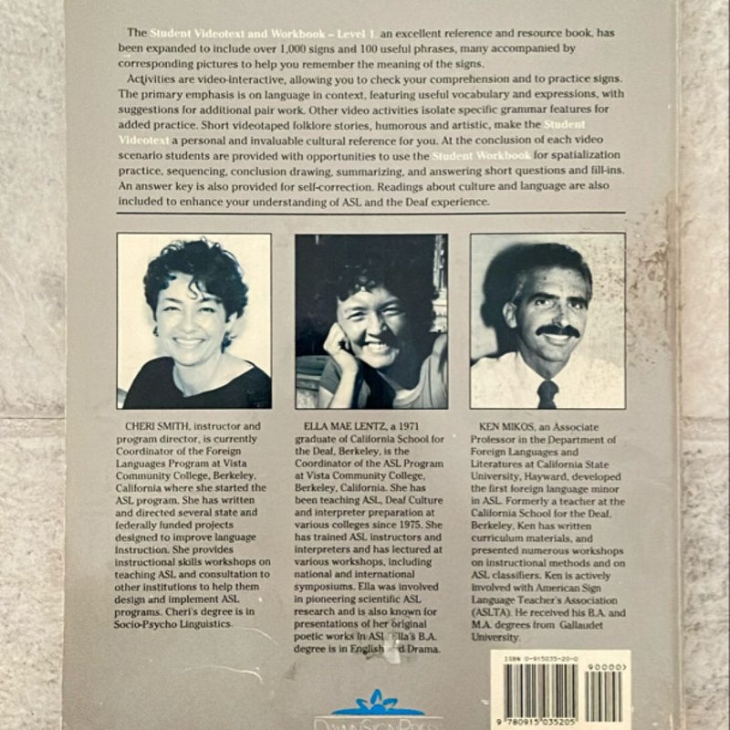 Signing Naturally by Ken Mikos, Cheri Smith, Ella Mae Lentz