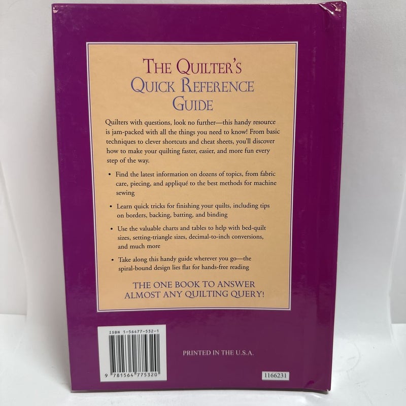 The Quilter's Quick Reference Guide by Candace Eisner Strick, Hardcover ...