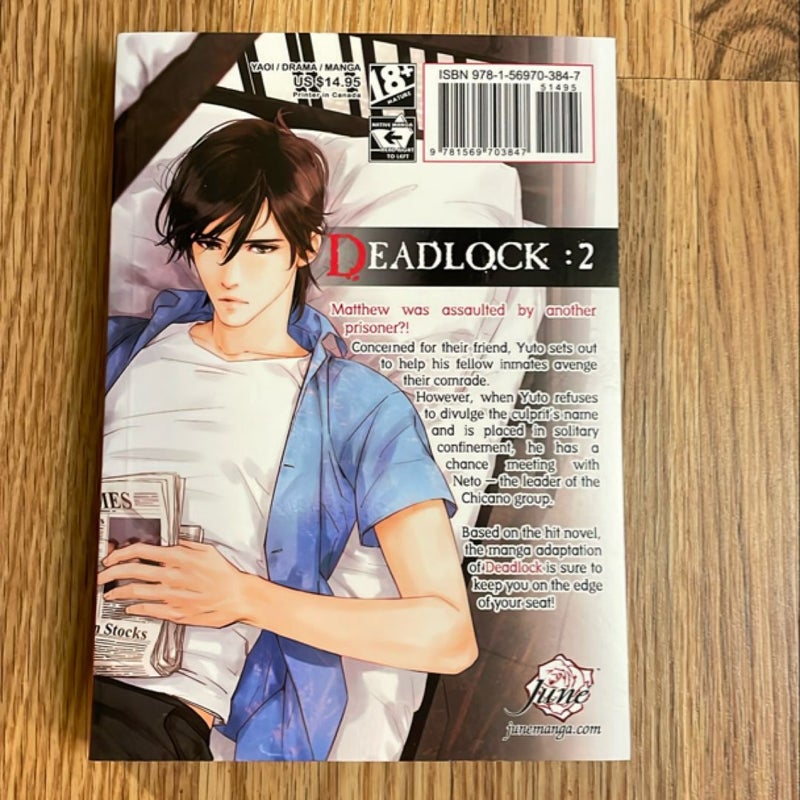 Deadlock Volume 2 (Yaoi Manga) by Saki Aida, Yuh Takashina