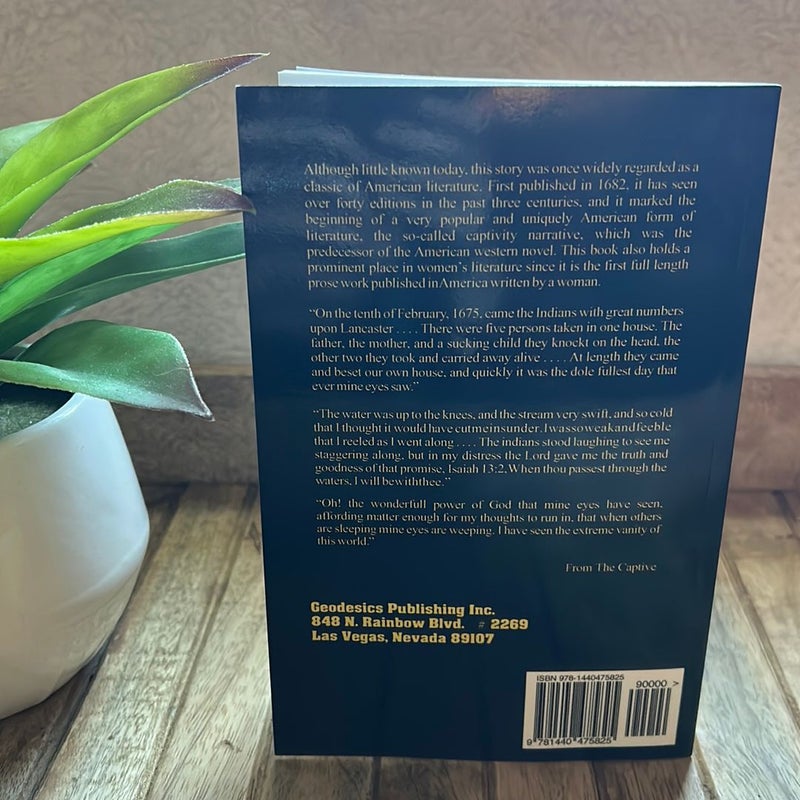 The Sovereignty and Goodness of God by Mary Rowlandson; Neal Salisbury ...