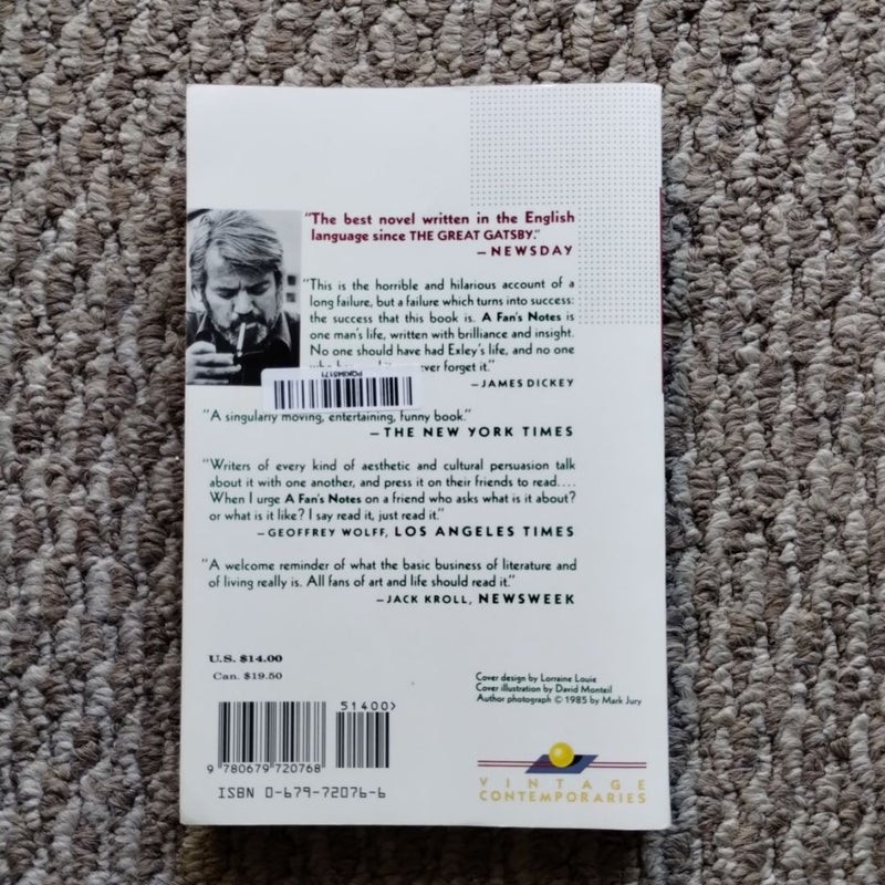 A Fan's Notes by Frederick Exley