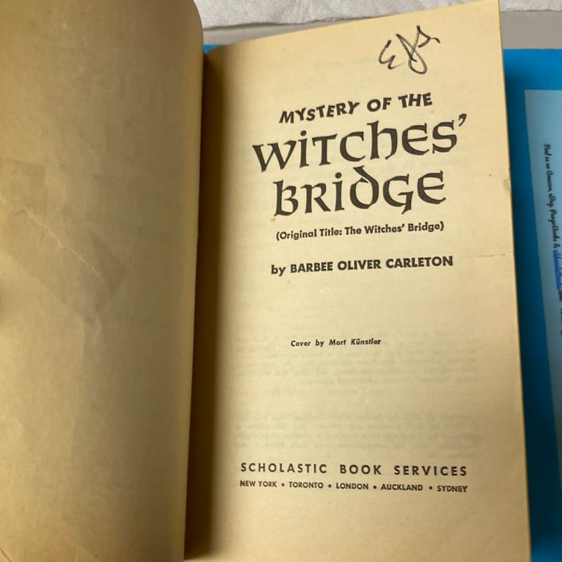 Mystery of the Witches’ Bridge by Barbee Oliver Carleton, Paperback ...