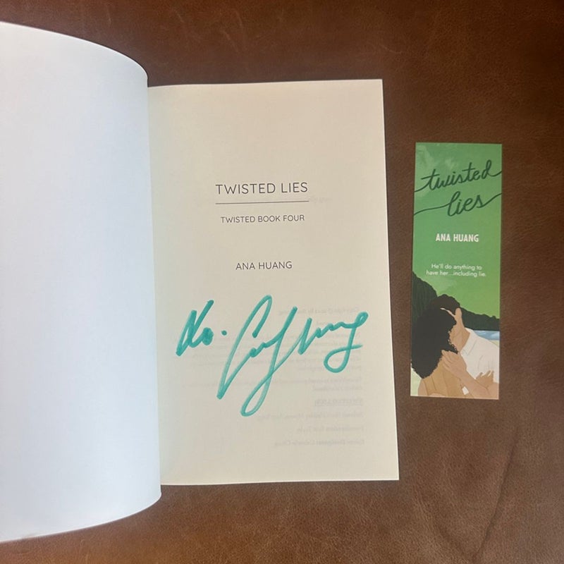 Twisted lies signed special edition steamy lit Helen hoang by Ana huang, Paperback | Pangobooks