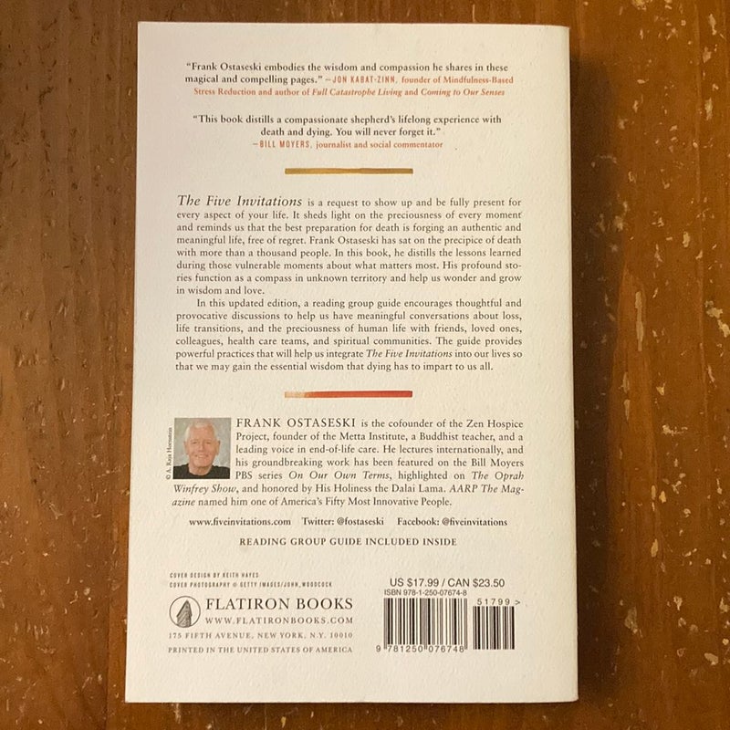 The Five Invitations by Frank Ostaseski, Rachel Naomi Remen