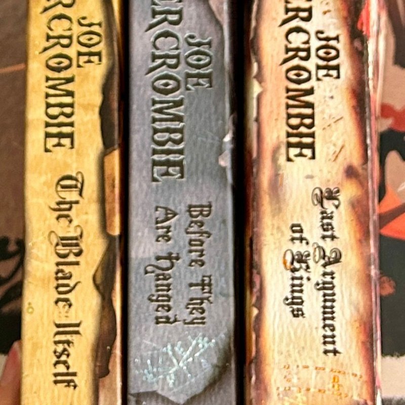 Signed Bookplate - The First Law Trilogy - UK Paperback by Joe ...