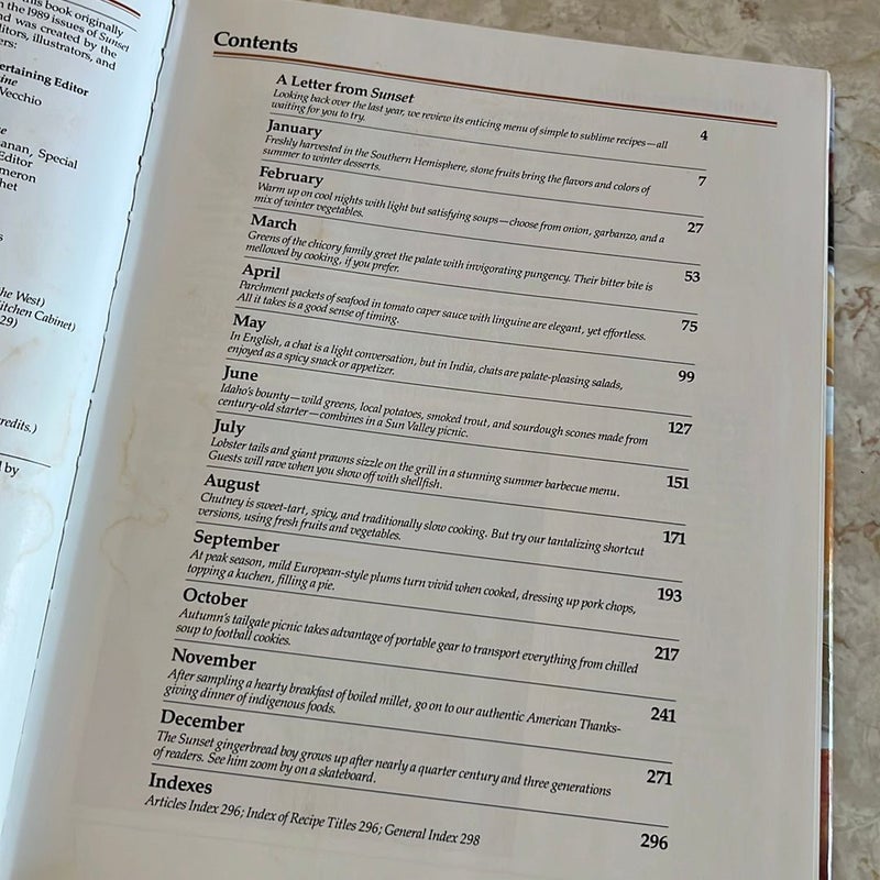 Sunset Recipe Annual by Sunset Magazine , Hardcover | Pangobooks