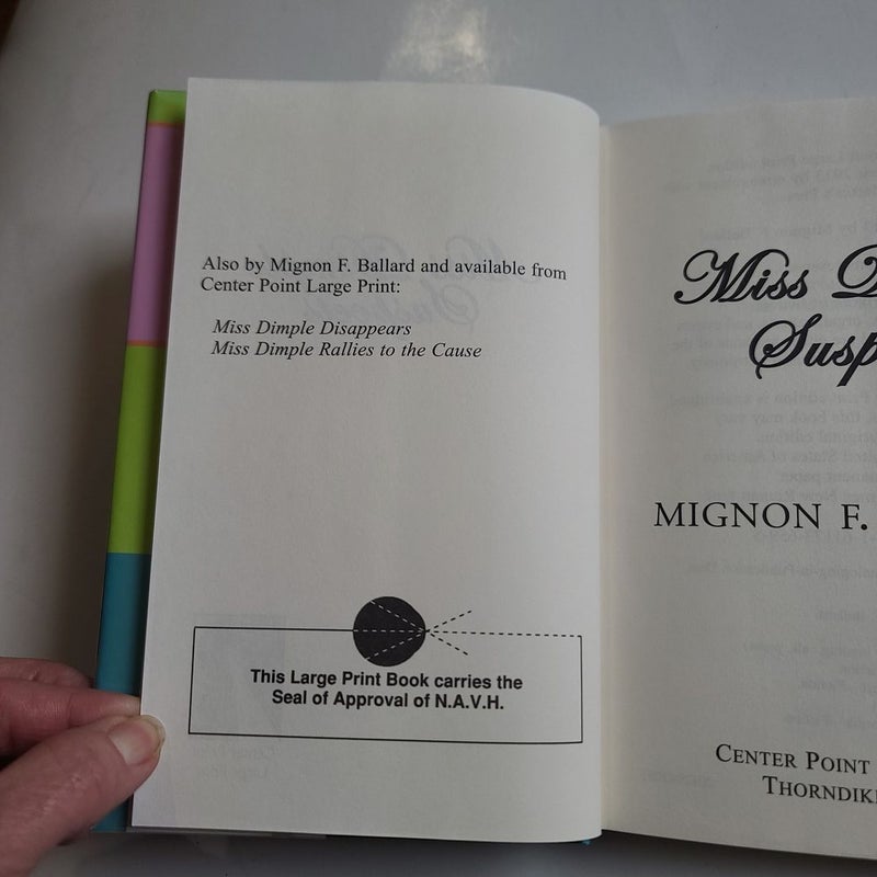 Miss Dimple Suspects by Mignon F. Ballard