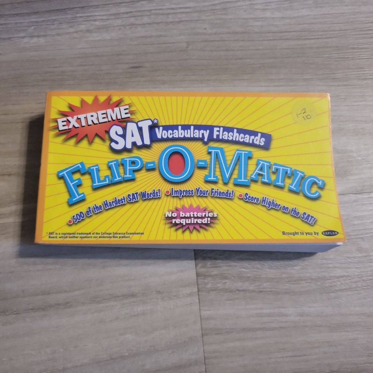 Extreme SAT Vocabulary Flashcards Flip-O-Matic by Kaplan Educational ...