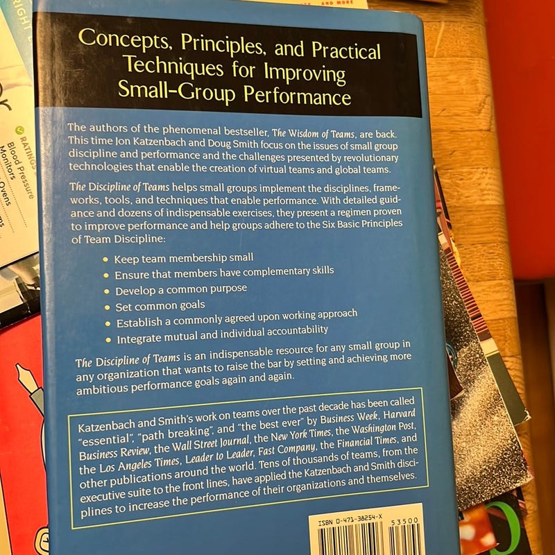 The Discipline of Teams by Jon R. Katzenbach, Hardcover | Pangobooks