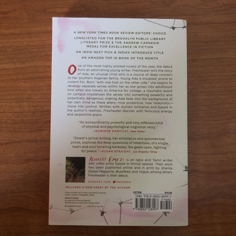 Freshwater by Akwaeke Emezi, Paperback | Pangobooks