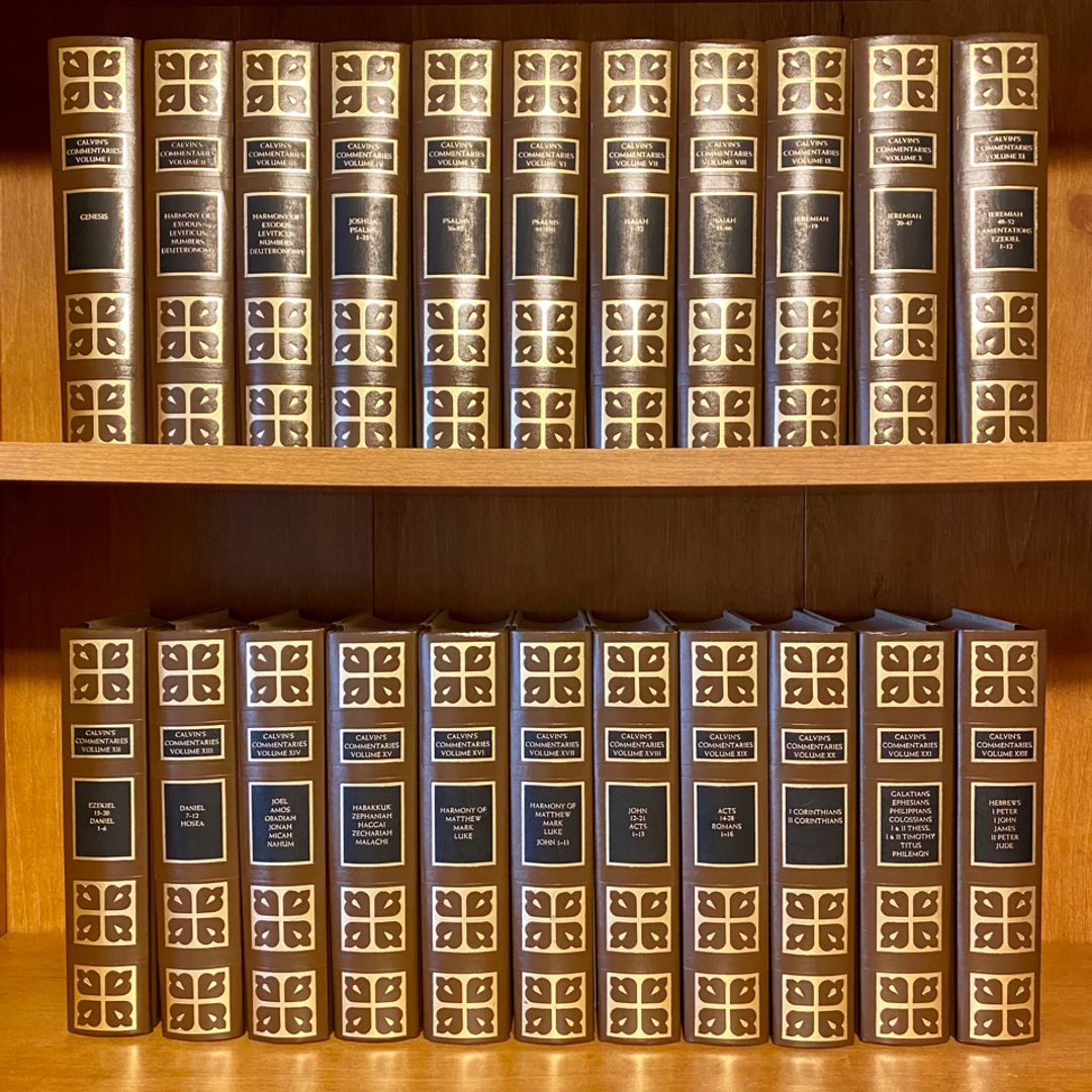 Calvin’s Commentaries of the Bible Complete 22 Vol Set 1993 Baker Book ...
