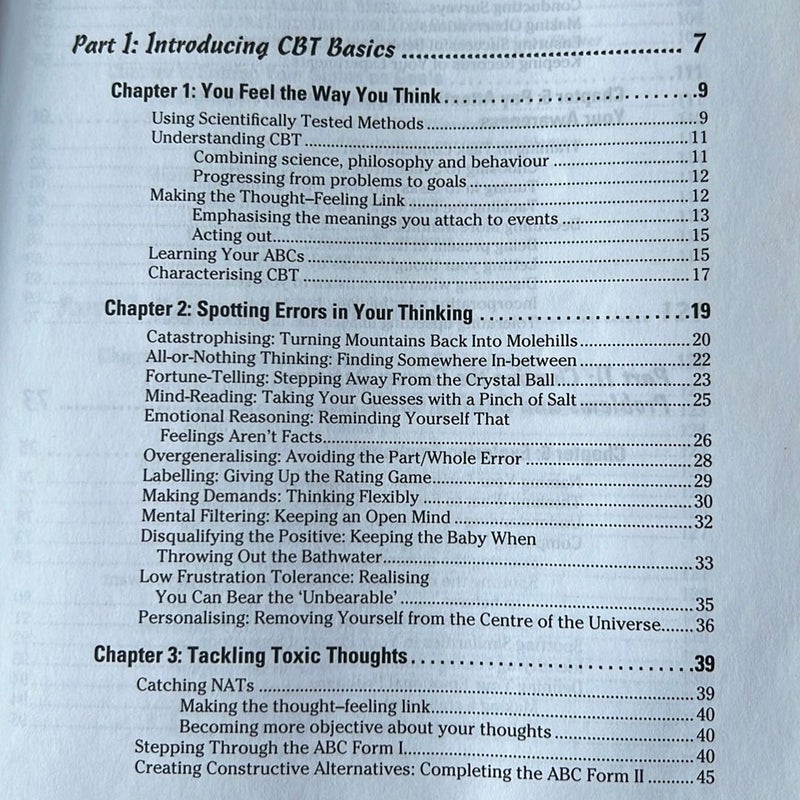Cognitive Behavioural Therapy for Dummies by Rhena Branch, Paperback ...