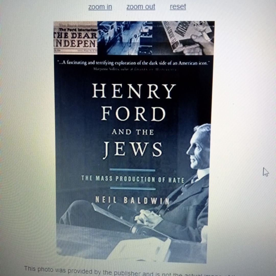 Henry Ford and the Jews by Neil Baldwin