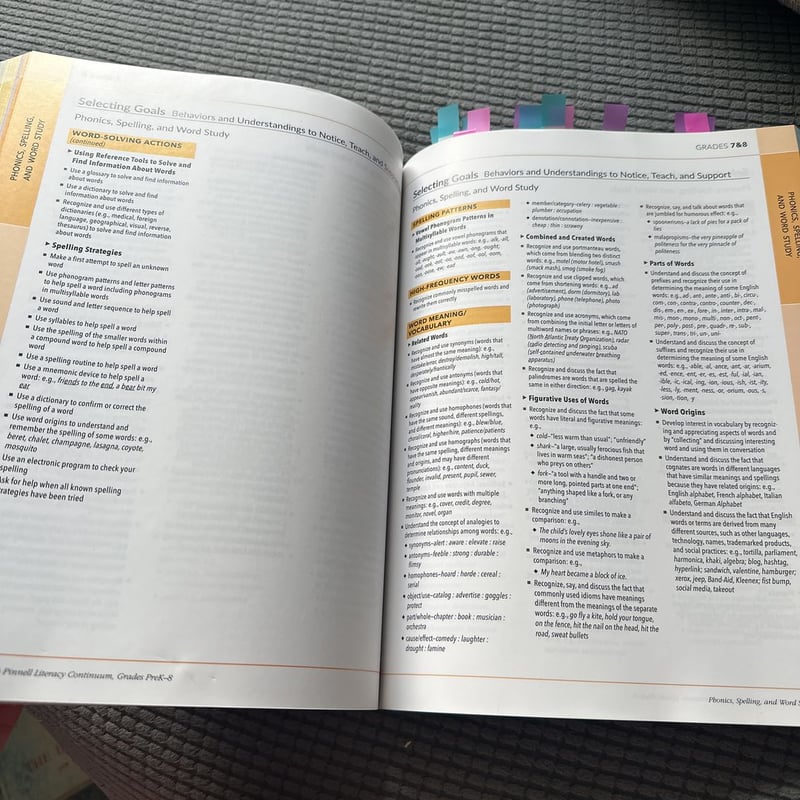 The Fountas and Pinnell Literacy Continuum, Expanded Edition by Irene ...