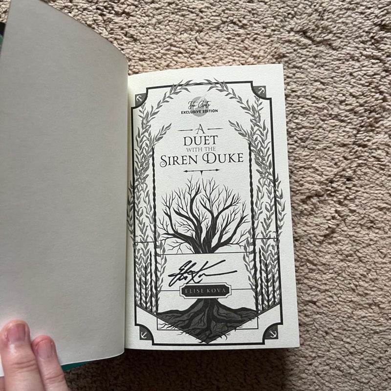 SIGNED Fae Crate Exclusive - Duet with the Siren Duke by Elise Kova by ...