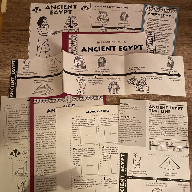 Ancient Egypt Grade 4-6+ by Evan-Moor Educational Publishers, Paperback ...